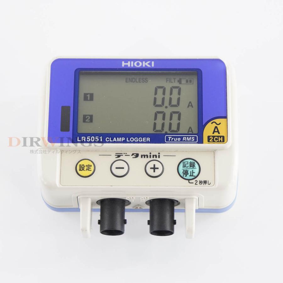 [DW]USED 8日保証 校正2025年2月まで有効 HIOKI LR5051 データmini CLAMP LOGGER クランプロガー ...