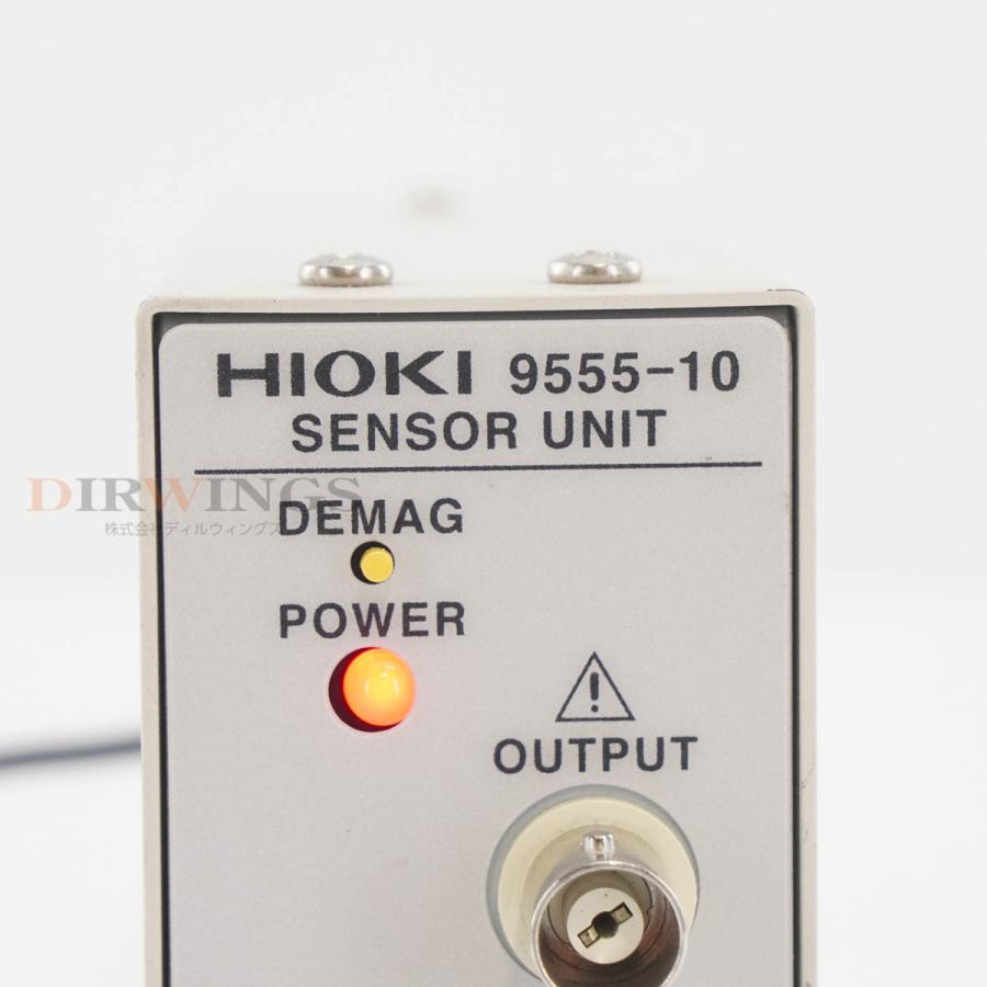 [DW]USED 8日保証 12/2023CAL HIOKI 9555-10 SENSOR UNIT センサーユニット センサー用電源 センサ ...
