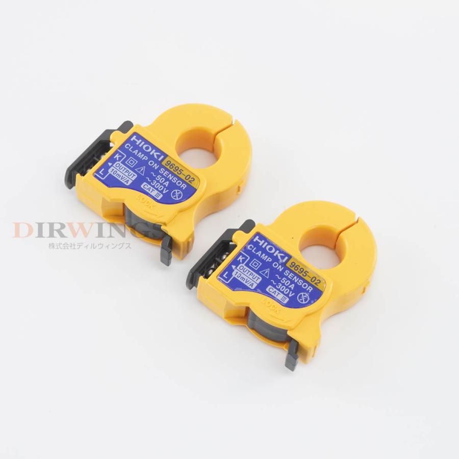 [DW]USED 8日保証 09/2021CAL HIOKI 9695-02 CLAMP ON SENSOR クランプオンセンサー 電流 ...