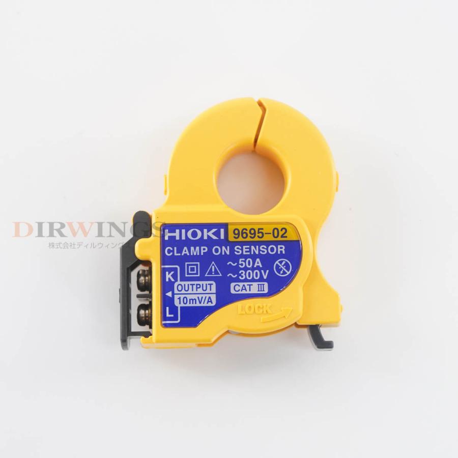 [DW]USED 8日保証 09/2021CAL HIOKI 9695-02 CLAMP ON SENSOR クランプオンセンサー 電流 ...