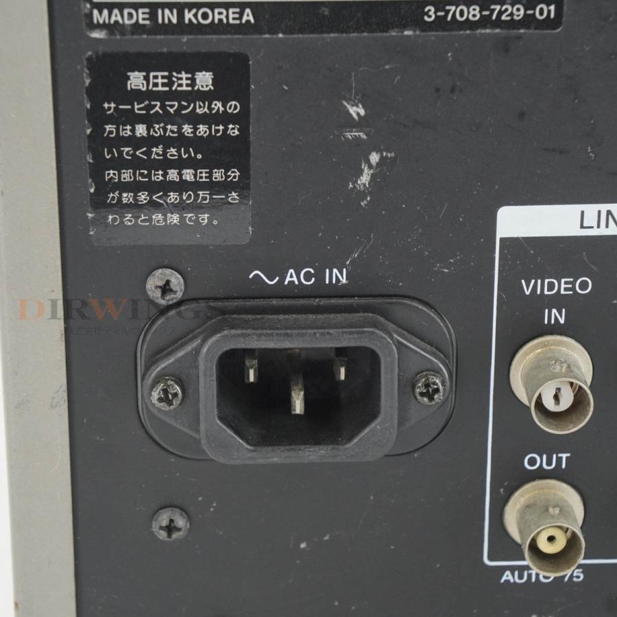 [JB]USED 保証なし SONY PVM-96J 9型 白黒ビデオモニター 9インチ ブラウン管 BLACK AND WHITE VIDEO MONITOR プロフェッシ...[06495 ...