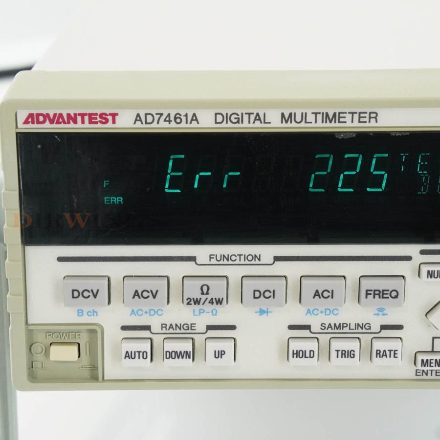 [JB]USED 保証なし ADVANTEST AD7461A DIGITAL MULTIMETER デジタルマルチメーター [06511 ...