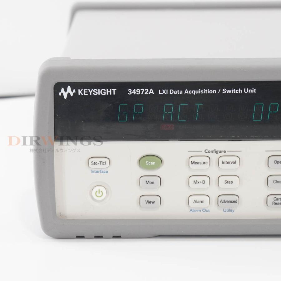[DW]USED 8日保証 2台入荷 2024年11月次回校正 Keysight 34972A LXI Data Acquisition/Switch Unit データ収集/データロガ ...