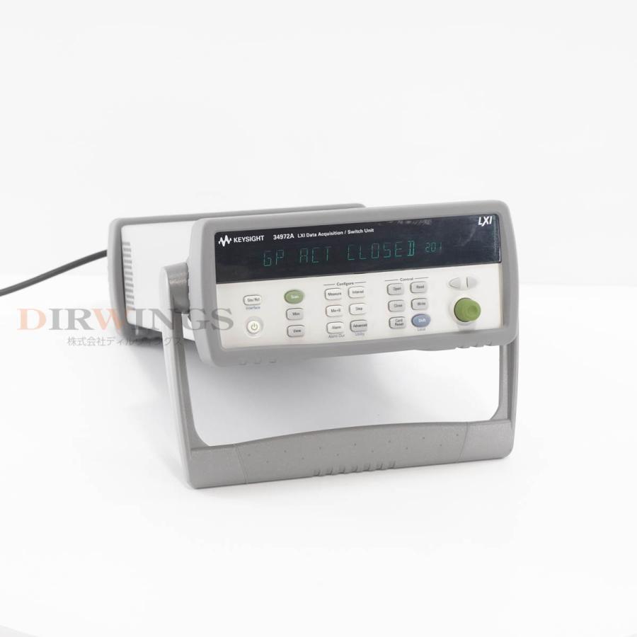 [DW]USED 8日保証 6台入荷 Keysight 34972A LXI Data Acquisition/Switch Unit データ ...