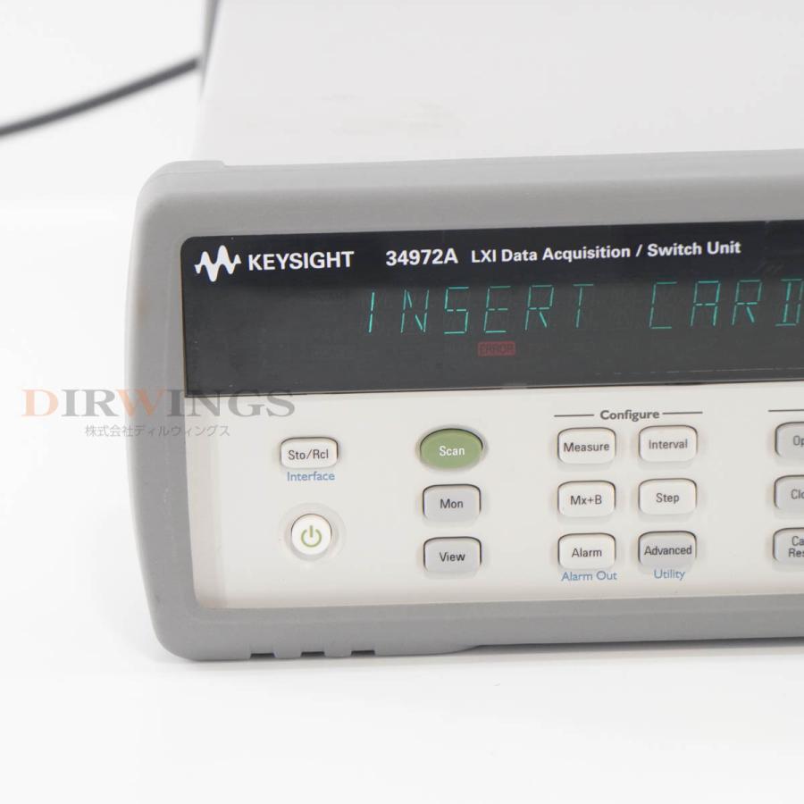 [DW]USED 8日保証 Keysight 34972A LXI Data Acquisition/Switch Unit データ収集 ...