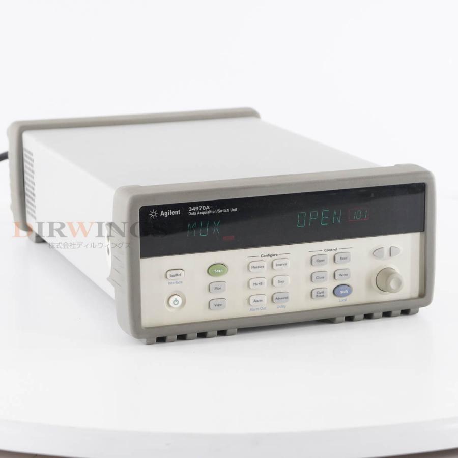 [DW]USED 8日保証 16台入荷 Agilent 34970A Data Acquisition/Switch Unit データ収集 データロガー スイッチユニット 34901A ...