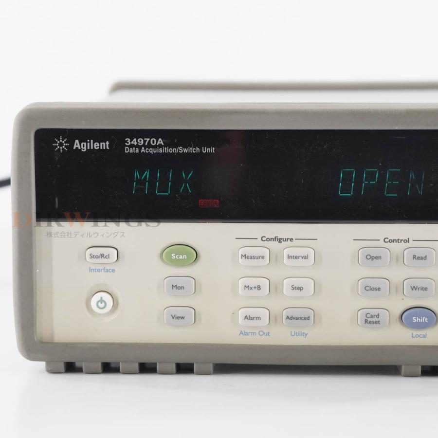 [DW]USED 8日保証 16台入荷 Agilent 34970A Data Acquisition/Switch Unit データ収集 データロガー スイッチユニット 34901A ...