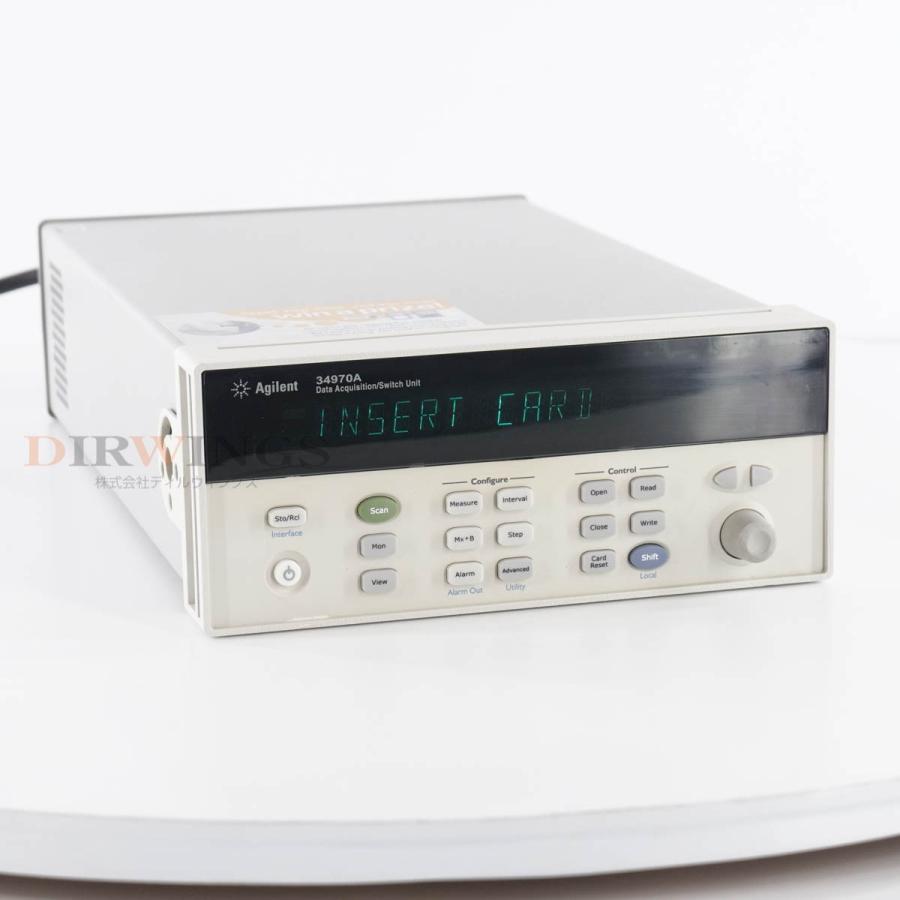[DW]USED 8日保証 4台入荷 Agilent 34970A Data Acquisition/Switch Unit データ収集 データロガー スイッチユニット [06521-0030 ...