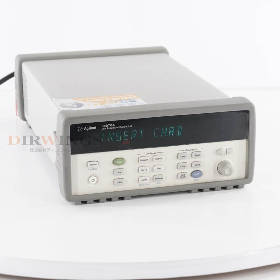 [DW]USED 8日保証 Agilent 34970A Data Acquisition/Switch Unit データ収集 データロガー スイッチユニット [06521-0038 ...