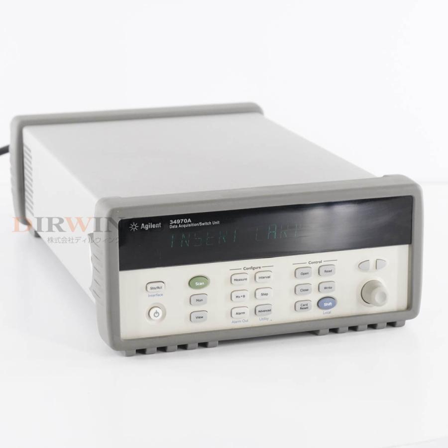 [DW]USED 8日保証 2025年1月次回校正 Agilent 34970A Data Acquisition/Switch Unit データ収集 データロガー スイッチユニ ...