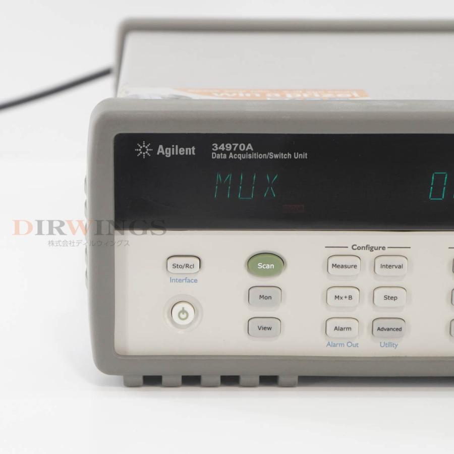 [JB]USED 保証なし Agilent 34970A Data Acquisition/Switch Unit データ収集 データロガー スイッチユニット 34901A [06521 ...