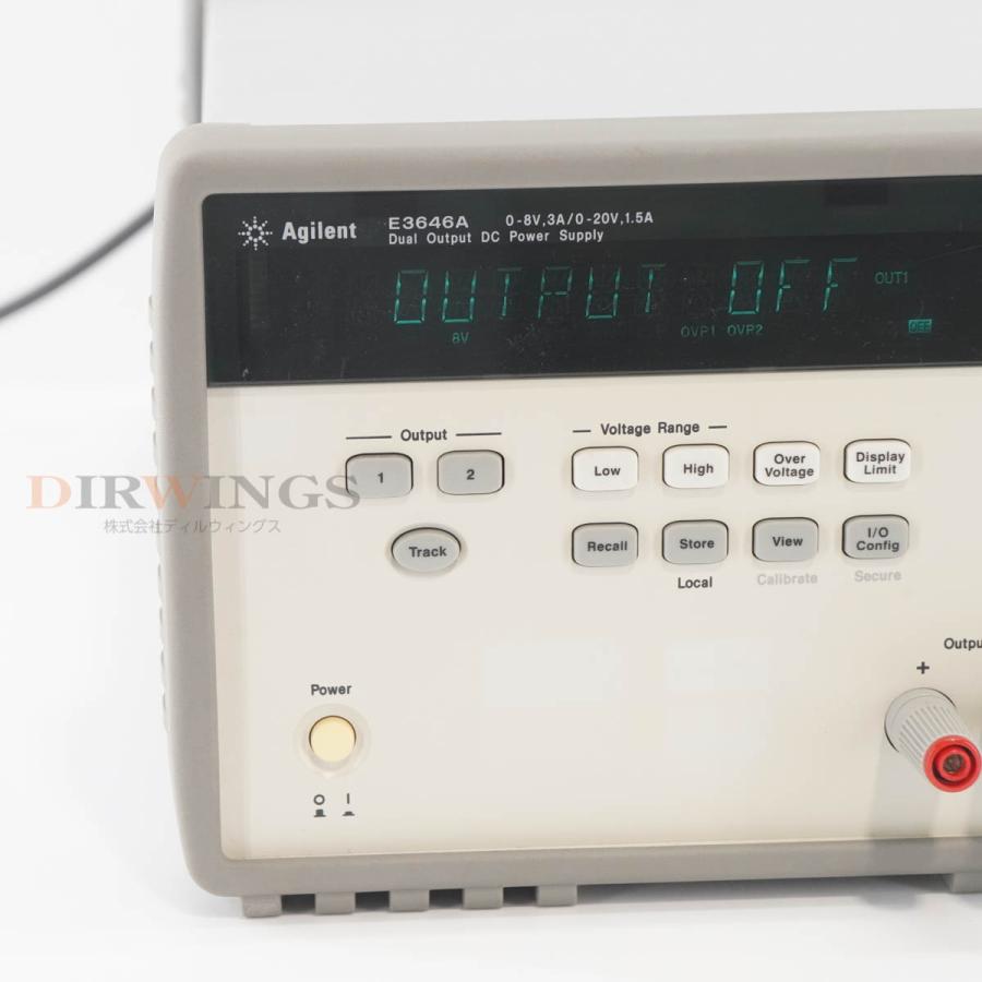 [DW]USED 8日保証 16台入荷 Agilent E3646A Dual Output DC Power Supply デュアル出力電源 DC電源 直流電源 OPT 0E9 0-8V ...