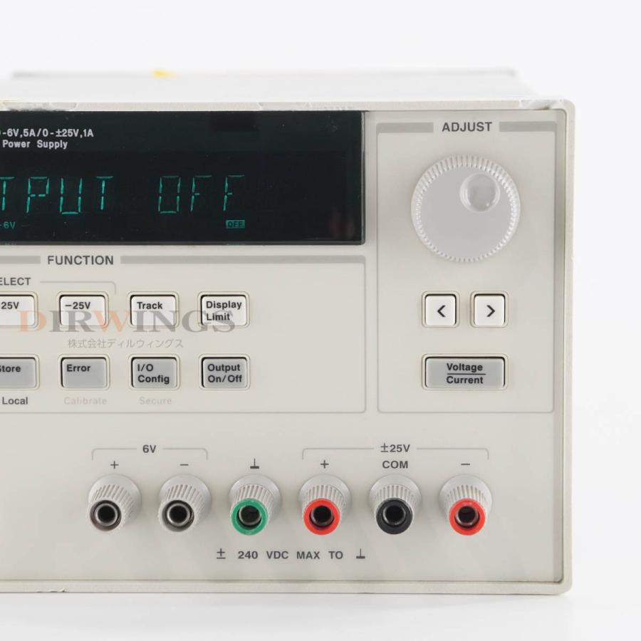 [JB]USED 保証なし Agilent E3631A Triple Output DC Power Supply トリプル出力電源 DC電源 直流電源 OPT 0E9 0-6V 5A/0 ...