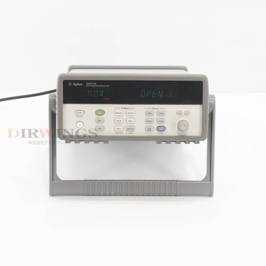 [DW]USED 8日保証 2台入荷 Agilent 34970A Data Acquisition/Switch Unit データ収集 データロガー スイッチユニット 34901A ...