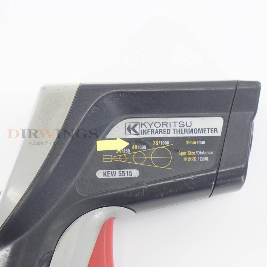 [DW]USED 8日保証 KYORITSU KEW 5515 INFRARED THERMOMETER 放射温度計 取扱説明書 [06523 ...