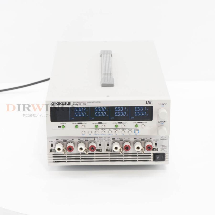 [DW]USED 8日保証 KIKUSUI PMX32-2QU LXI MULTIPLE OUTPUT DC POWER SUPPLY 直流 ...