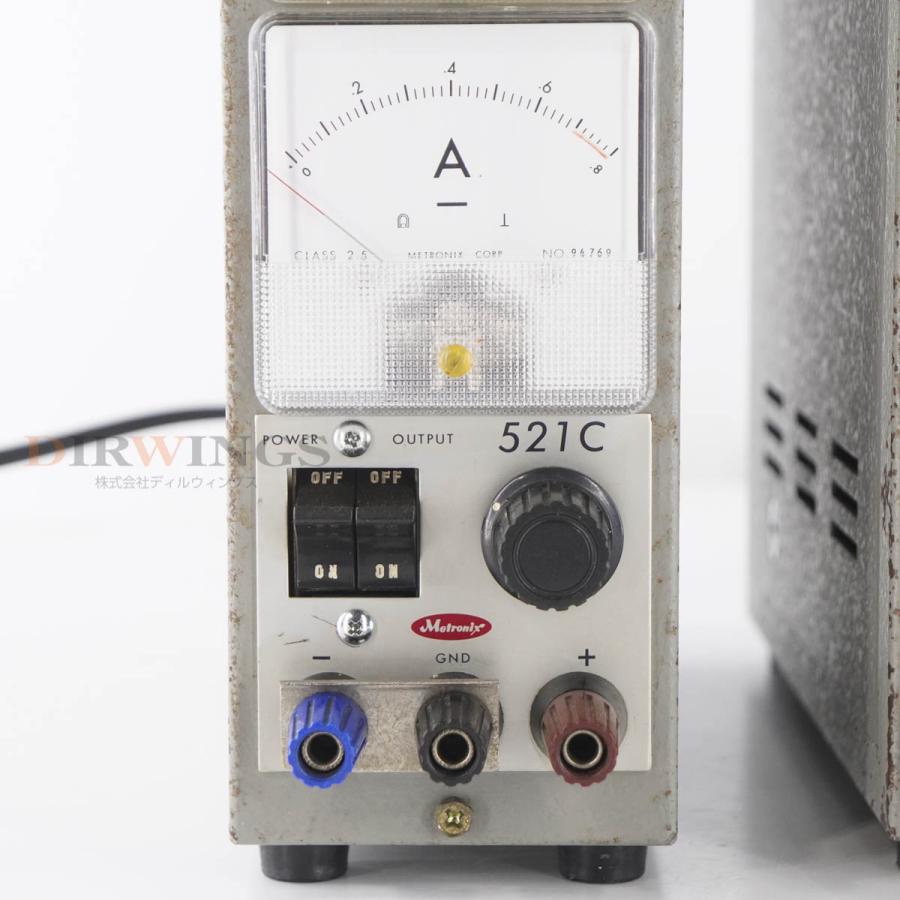[DW]USED 8日保証 4台セット METRONIX 521C REGULATED DC POWER SUPPLY 直流安定化電源 DC ...