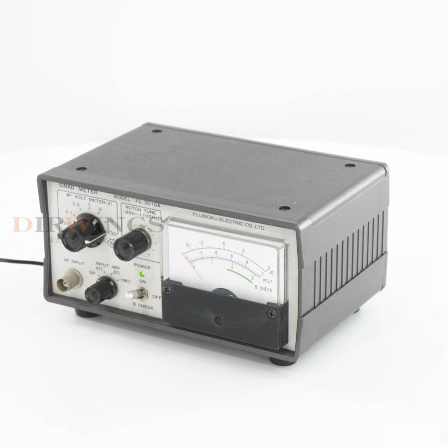 [DW]USED 8日保証 FUJISOKU FL-3010A SINAD METER シナド計 SINADメーター ACアダプター ...