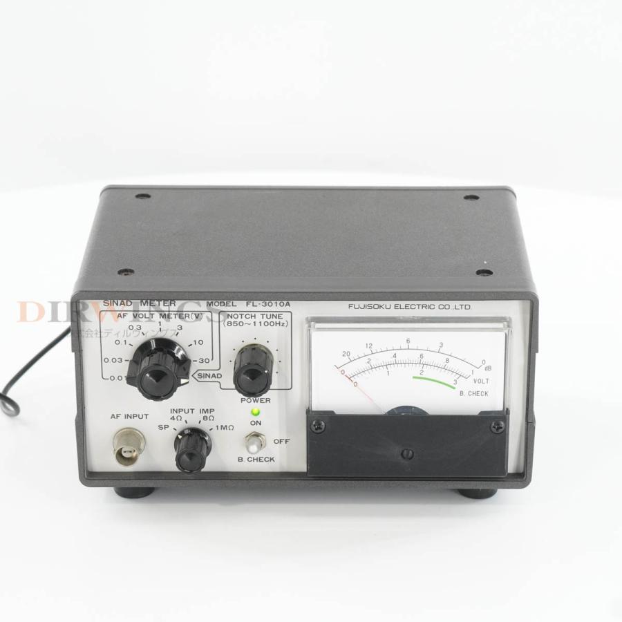 [DW]USED 8日保証 FUJISOKU FL-3010A SINAD METER シナド計 SINADメーター ACアダプター ...