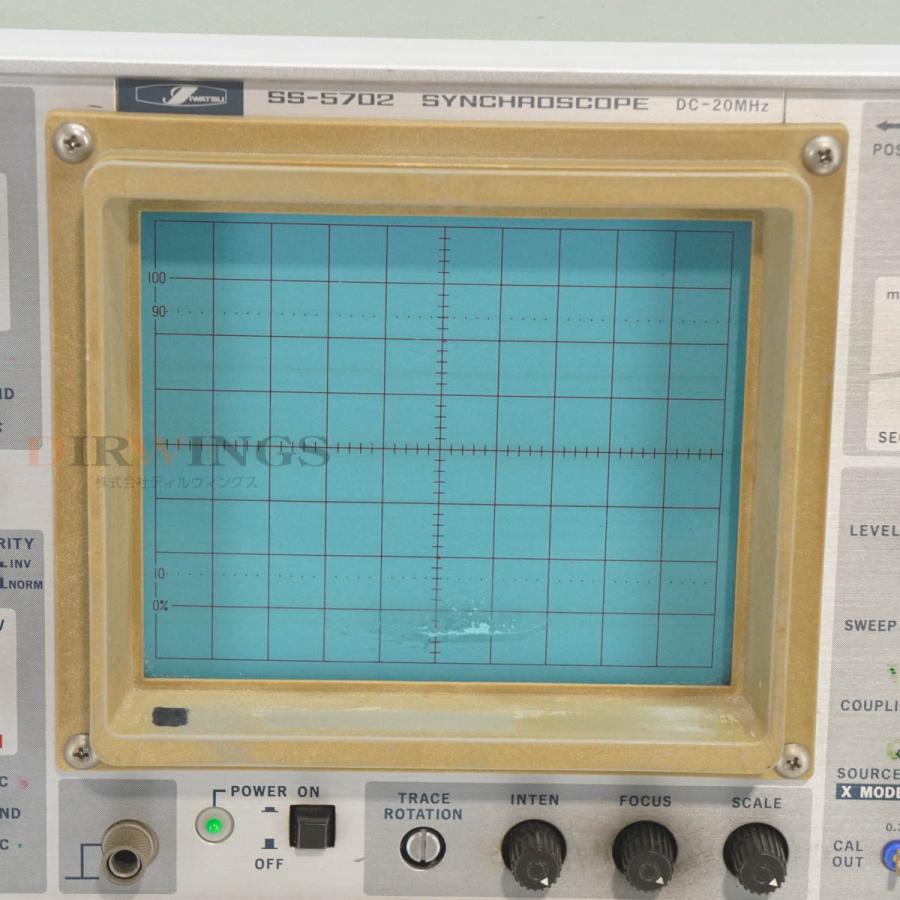 [JB]USED 保証なし IWATSU SS-5702 SYNCHROSCOPE OSCILLOSCOPE シンクロスコープ オシロスコープ ...