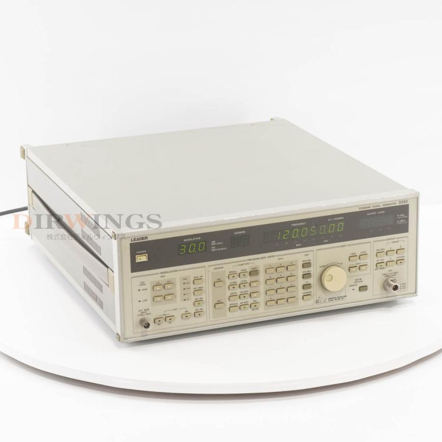 [DW]USED 8日保証 LEADER 3220 STANDARD SIGNAL GENERATOR 標準信号発生器 シグナルジェネレーター ...