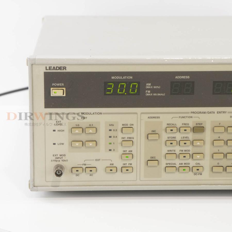 [DW]USED 8日保証 LEADER 3220 STANDARD SIGNAL GENERATOR 標準信号発生器 シグナルジェネレーター ...
