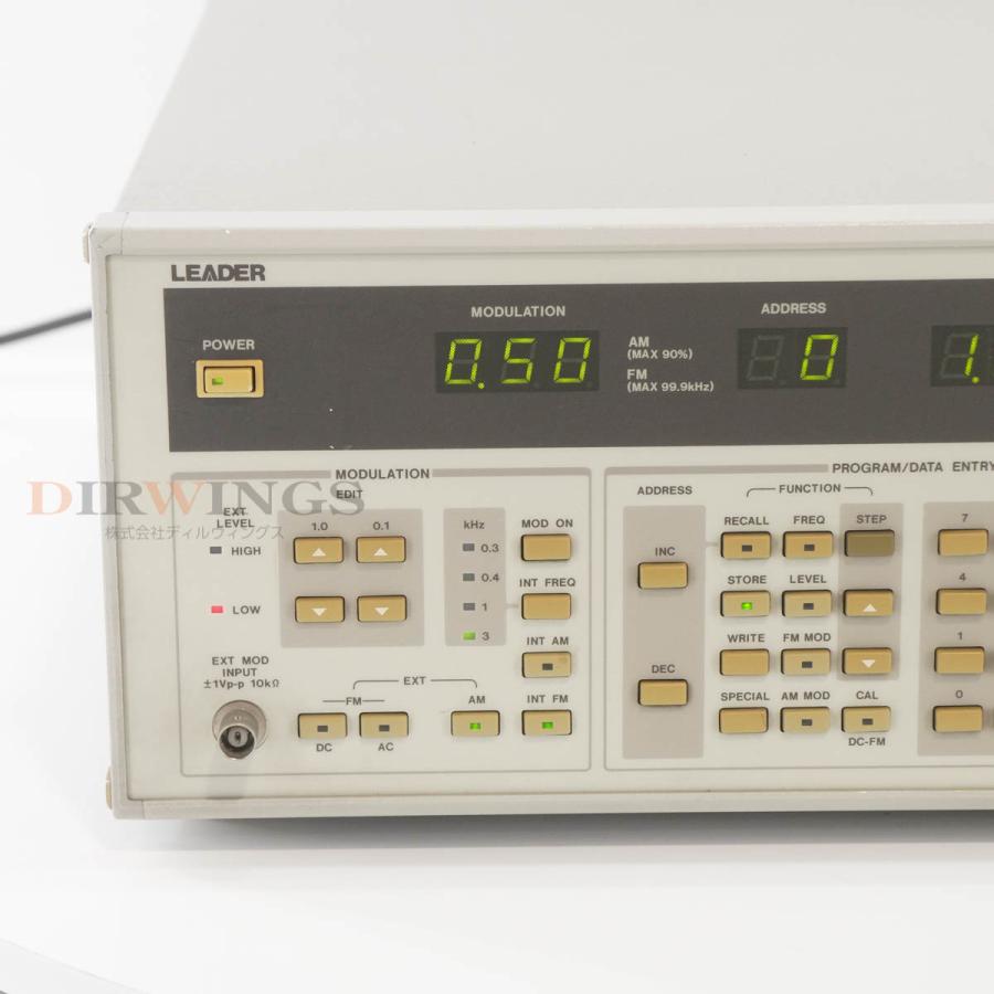 [DW]USED 8日保証 LEADER 3220 STANDARD SIGNAL GENERATOR 標準信号発生器 シグナルジェネレーター ...