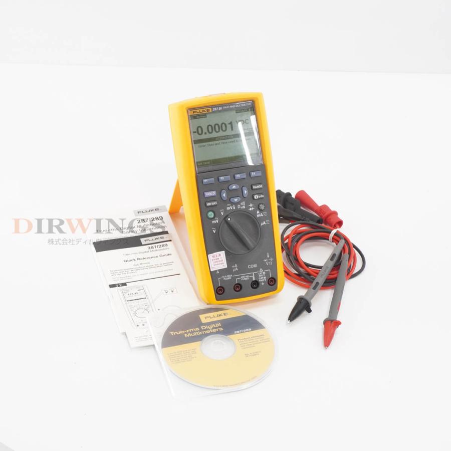 [JB]USED 保証なし FLUKE 287 Si TRUE RMS MULTIMETER デジタルマルチメーター ソフトウェア 取扱説明書 ...