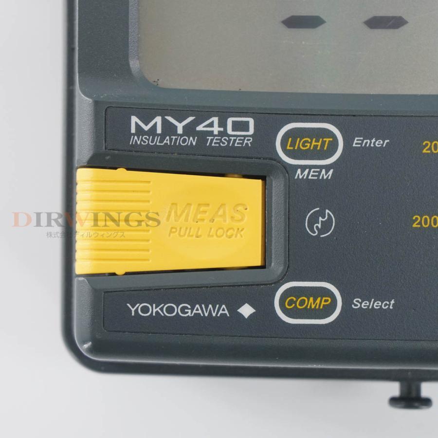 [DW]USED 8日保証 04/2023CAL YOKOGAWA MY40 MY40-01 INSULATION TESTER デジタル絶縁 ...
