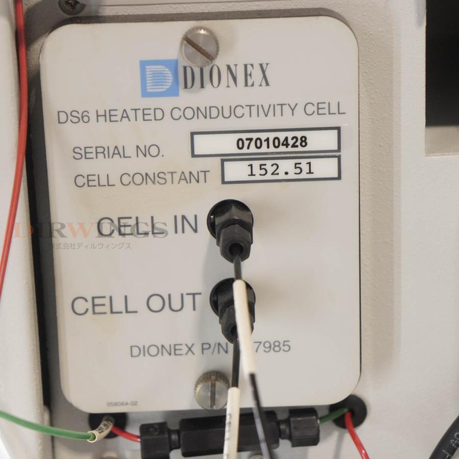 [DW]USED 8日保証 DIONEX ICS-2000 RFIC Ion Chromatography System イオンクロマトグラフ DS6 電源コード [06562-0015 ...