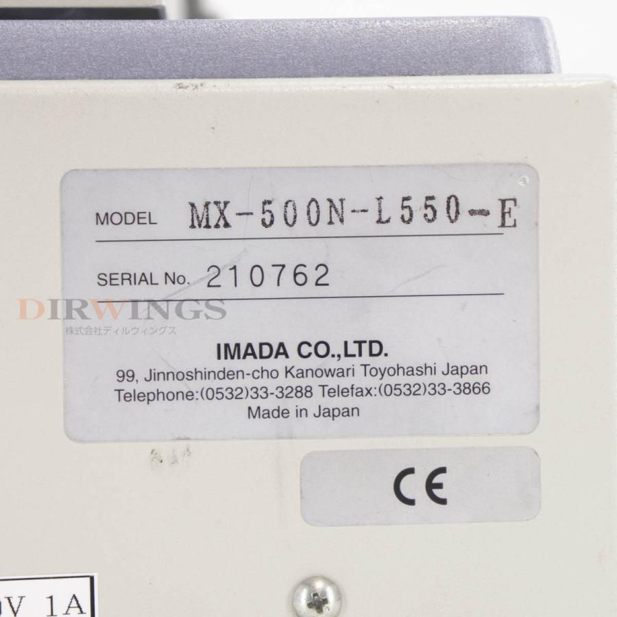[DW]USED 8日保証 セット IMADA MX-500N-L550-E ZP-500N ZP-20N Digital Force Gauge デジタルフォースゲージ 計測スタンド ...