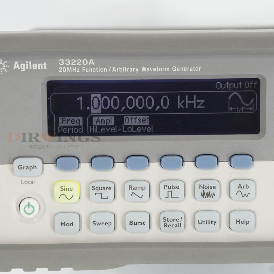[DW]USED 8日保証 Agilent 33220A LXI Function/Arbitrary Waveform Generator ...