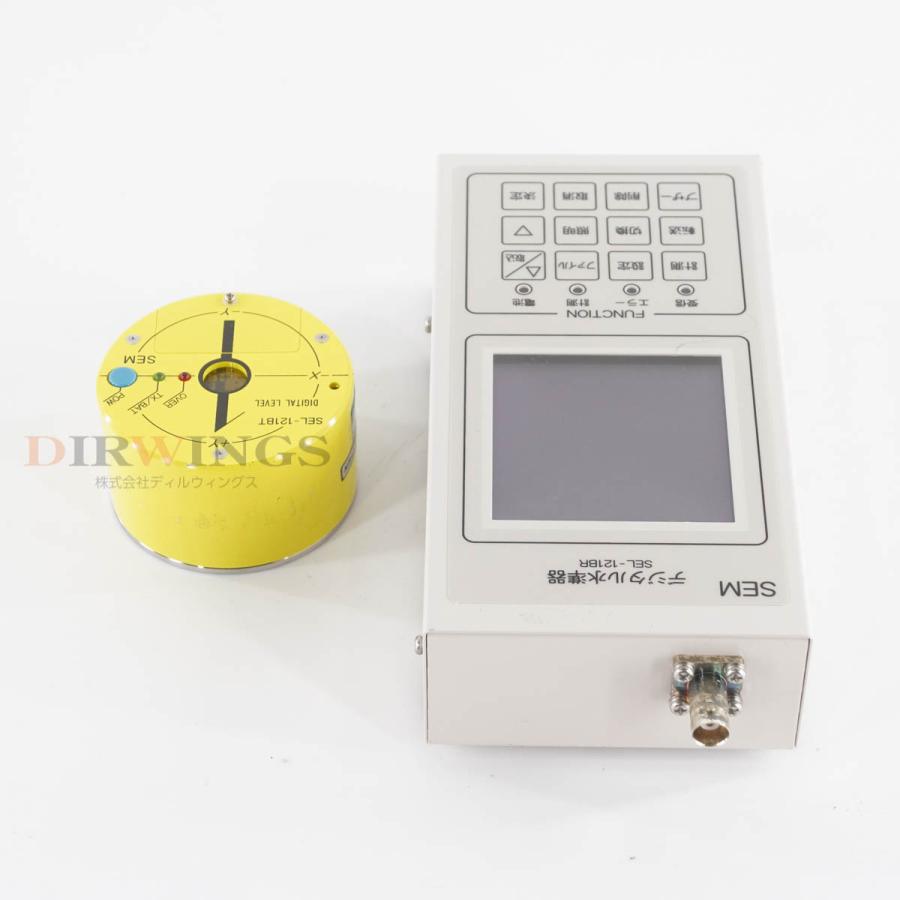 [PG]USED 8日保証 2台入荷 坂本電機製作所 SEL-121BR SEM SEL-121B 無線式2軸デジタル水準器 SEL ...