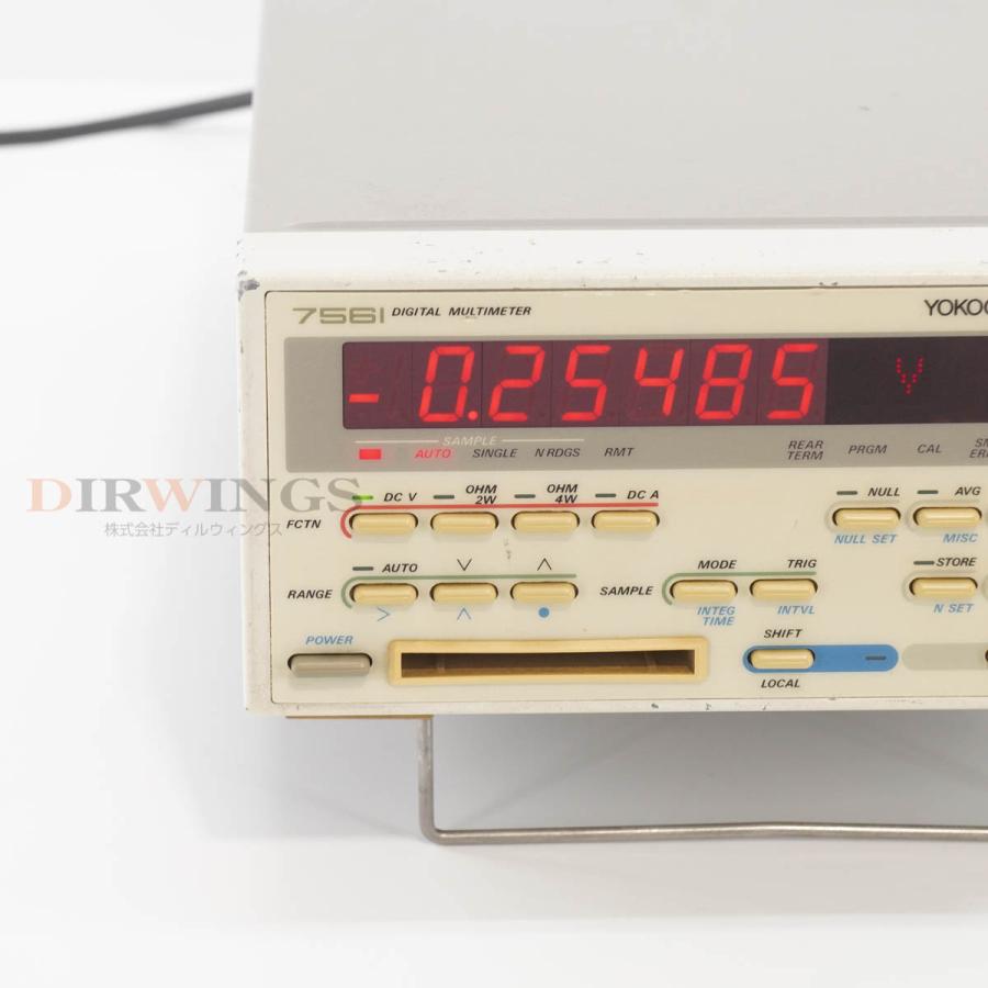 [DW]USED 8日保証 YOKOGAWA 7561 756102-B-1 DIGITAL MULTIMETER デジタルマルチメーター ...