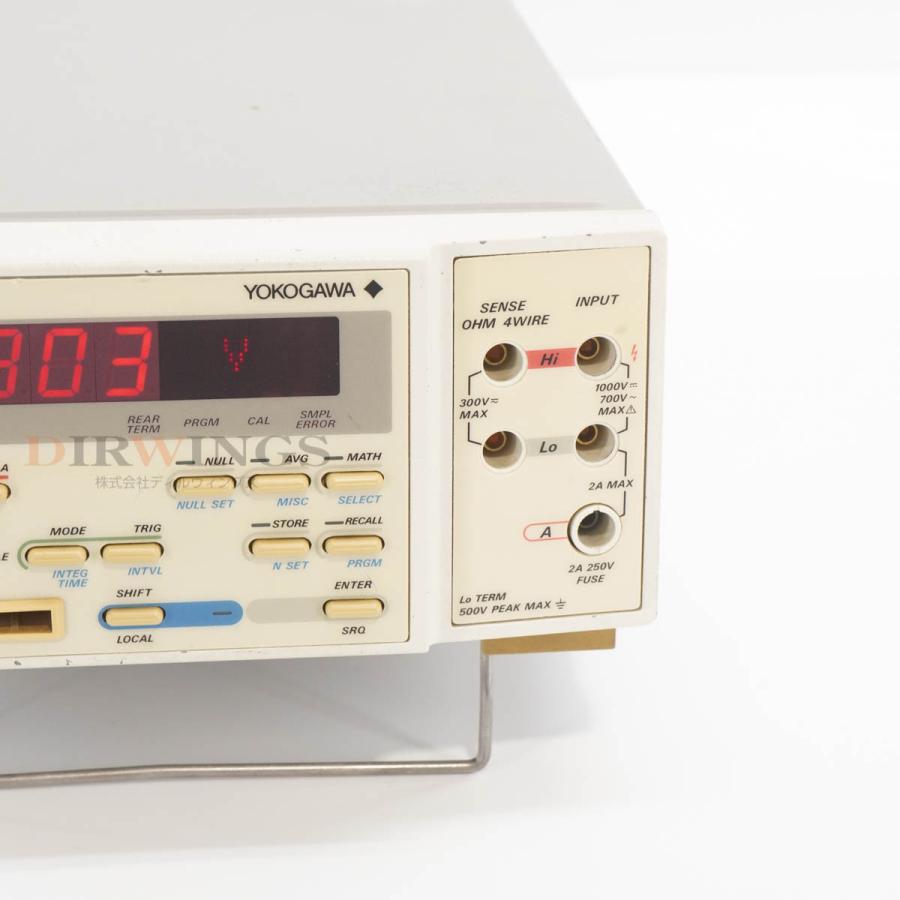 [DW]USED 8日保証 YOKOGAWA 7561 756102-B-1 DIGITAL MULTIMETER デジタルマルチメーター [06583-0003] : ソクラボショップ ...