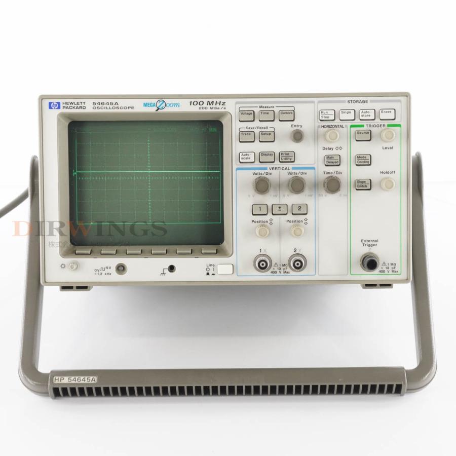 [JB]USED 保証なし hp 54645A OSCILLOSCOPE オシロスコープ 100MHz 200MSa/s 電源コード ...