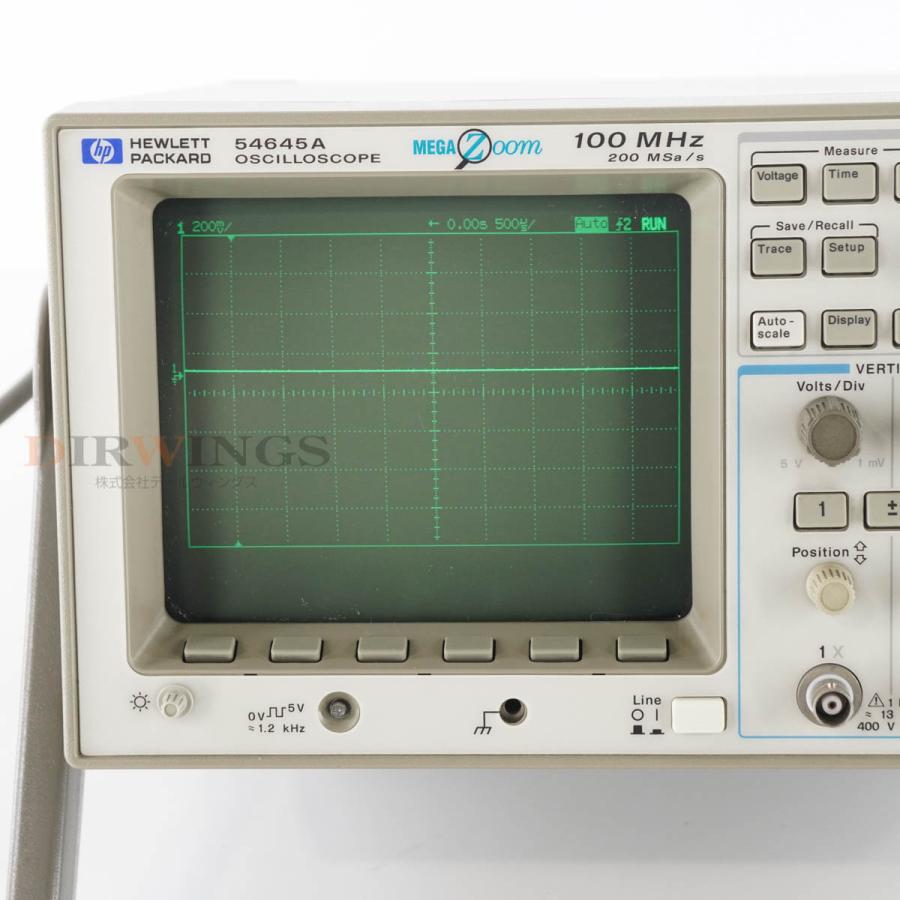 [JB]USED 保証なし hp 54645A OSCILLOSCOPE オシロスコープ 100MHz 200MSa/s 電源コード ...