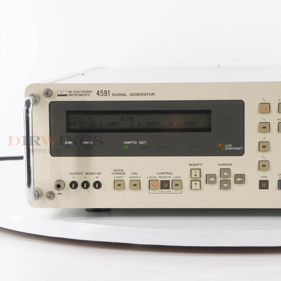 [DW]USED 8日保証 NF 4591 SIGNAL GENERATOR 信号発生器 シグナルジェネレーター [06599-0010 ...