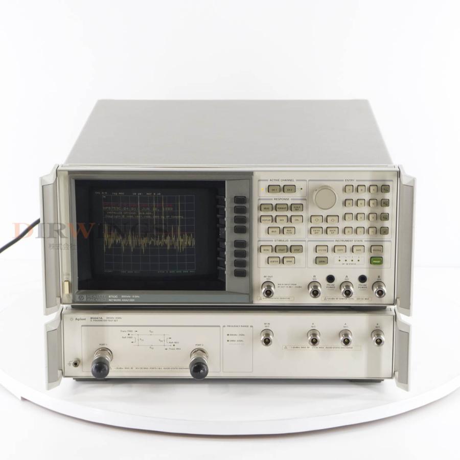 [DW]USED 8日保証 hp 8753C 85047A NETWORK ANALYZER S-PARAMETER TEST SET ...