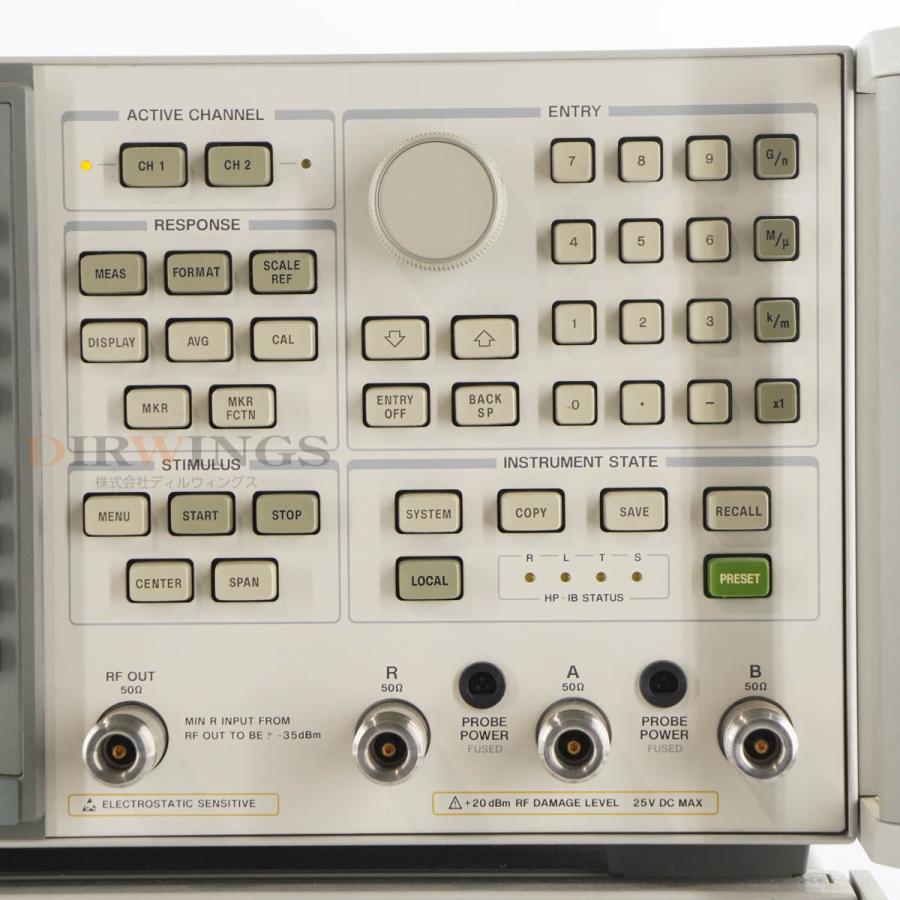 [DW]USED 8日保証 hp 8753C 85047A NETWORK ANALYZER S-PARAMETER TEST SET ...