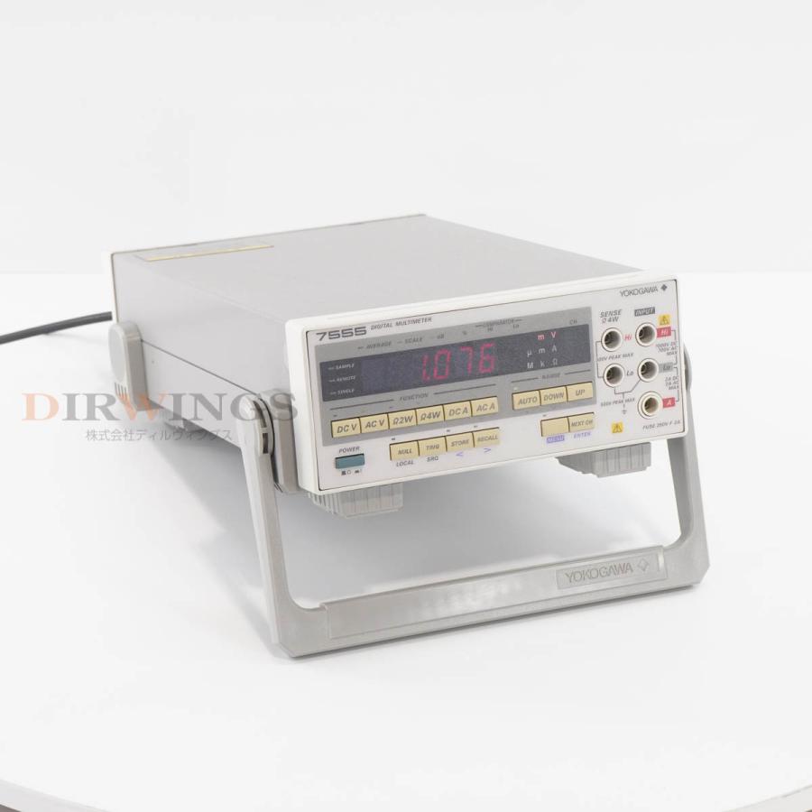 [DW]USED 8日保証 YOKOGAWA 7555 755501-1-M DIGITAL MULTIMETER デジタルマルチメーター ...