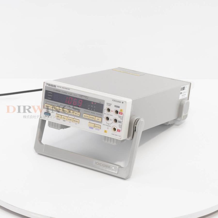[DW]USED 8日保証 YOKOGAWA 7555 755501-1-M DIGITAL MULTIMETER デジタルマルチメーター ...