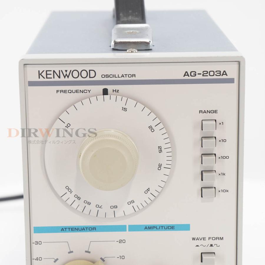 [DW]USED 8日保証 KENWOOD AG-203A OSCILLATOR オシレーター 低周波発振器 [06599-0037 ...