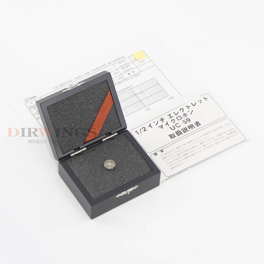 [JB]USED 保証なし RION UC-59 1/2-inch Electret Microphone 1/2インチ エレクトレット ...