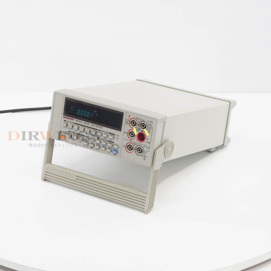 [JB]USED 保証なし ADVANTEST R6452A DIGITAL MULTIMETER デジタルマルチメーター 電源コード 取扱 ...