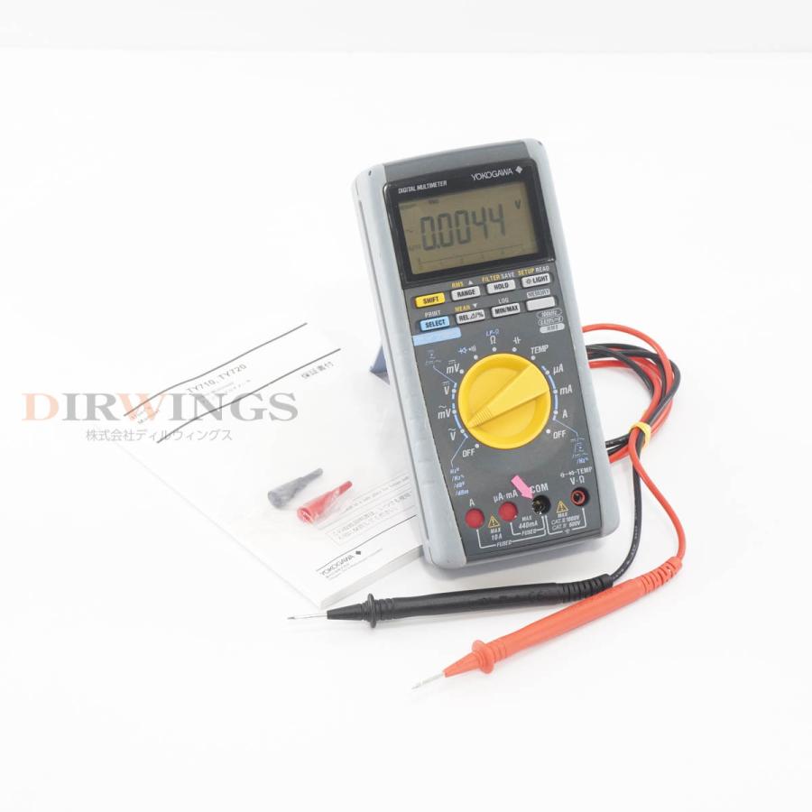 [JB]USED 保証なし YOKOGAWA TY720 DIGITAL MULTIMETER デジタルマルチメーター 取扱説明書 ...