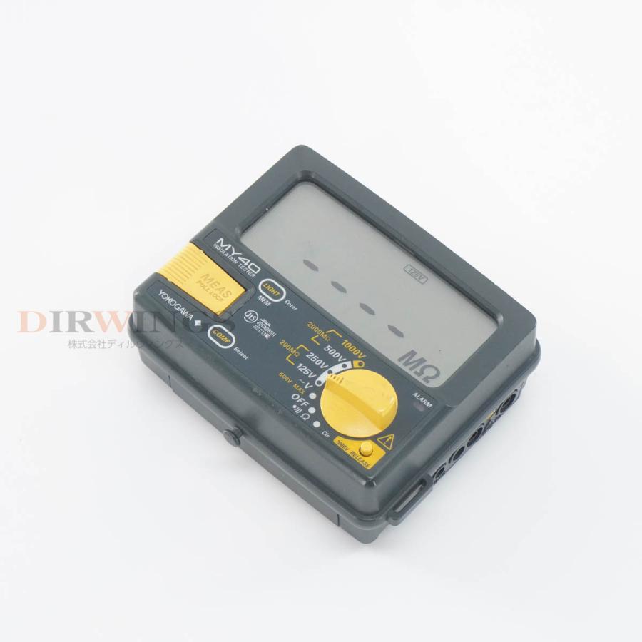 [DW]USED 8日保証 10/2023CAL YOKOGAWA MY40 MY40-01 INSULATION TESTER デジタル絶縁 ...