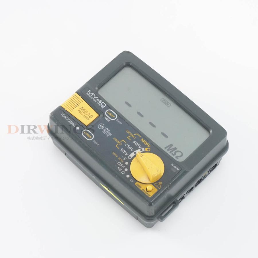 [JB]USED 保証なし YOKOGAWA MY40 MY40-01 INSULATION TESTER デジタル絶縁抵抗計 絶縁抵抗計 ...