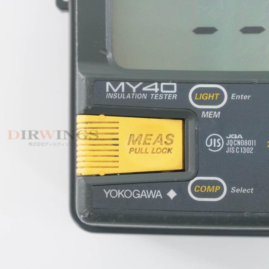 [JB]USED 保証なし YOKOGAWA MY40 MY40-01 INSULATION TESTER デジタル絶縁抵抗計 絶縁抵抗計 ...