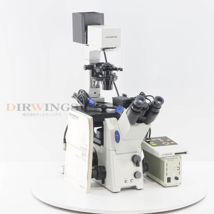 [DW]USED 8日保証 OLYMPUS IX71S8F-3 IX71 Microscope 倒立型 リサーチ顕微鏡 WHN10×/22 ...